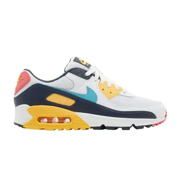 Nike Air Max 90 '90'S Neon Pack - White | Editorialist