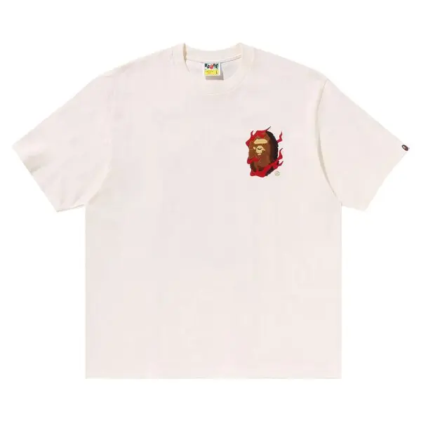 BAPE Souvenir Relaxed Fit Tee 'ivory - Cream