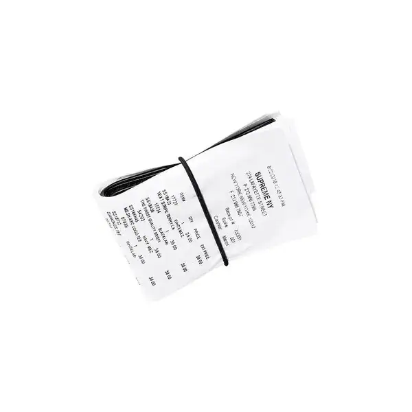 Supreme X Mm6 Maison Margiela Receipt Wallet - White | Editorialist