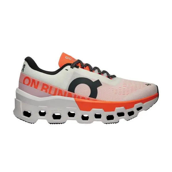 On Cloudmonster 2 'undyed Flame' Sneakers - White