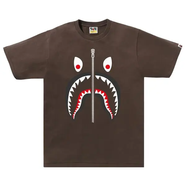 BAPE Mad Shark Tee - Brown