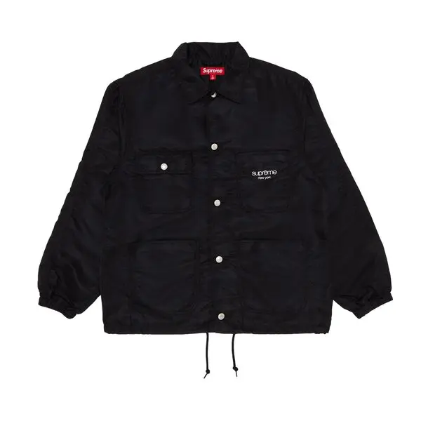 Supreme Nylon Chore Coat - Black