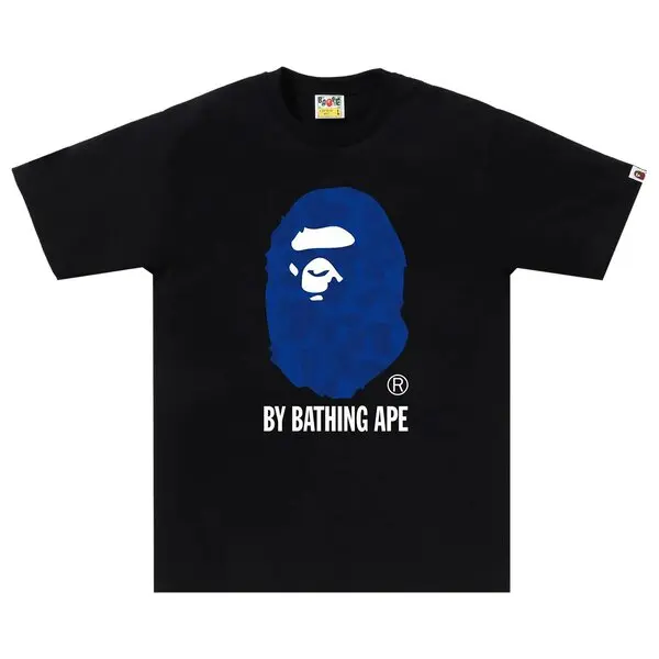 BAPE Ink Camo Ape Head Tee - Black