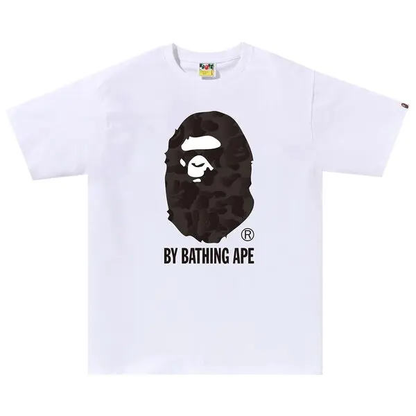 BAPE Ink Camo Ape Head Tee - White