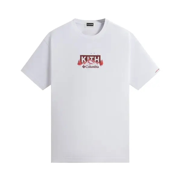 Kith For Columbia Landscape Classic Logo Tee - White