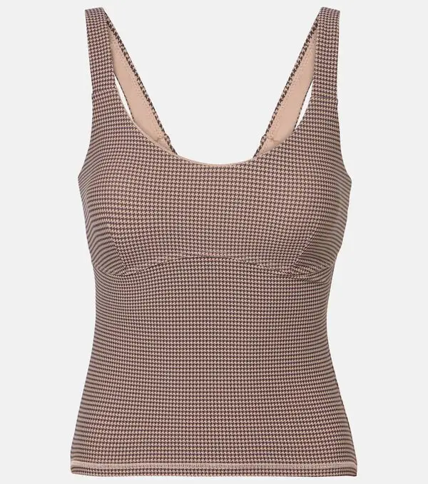 The Upside Bohemia Amelia Houndstooth Tank Top
