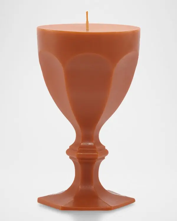 THE MARTHA, BY BACCARAT Harcourt Goblet Candle - Orange