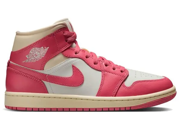 JORDAN 1 Mid Sneakers - Sail/guava Ice/muslin