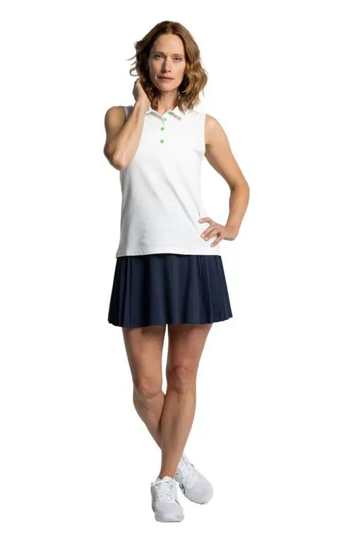 AVI Clubhouse Pickleball Polo - White Lotus