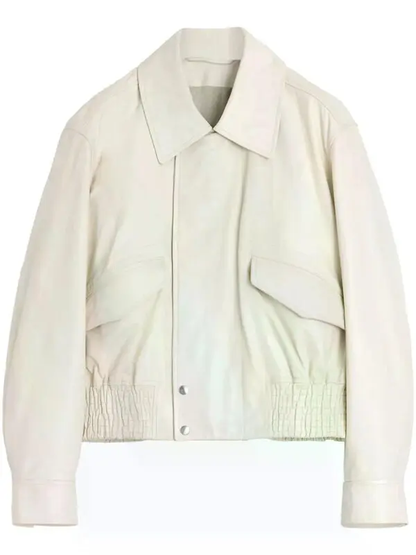 LEMAIRE Leather Bomber Jacket