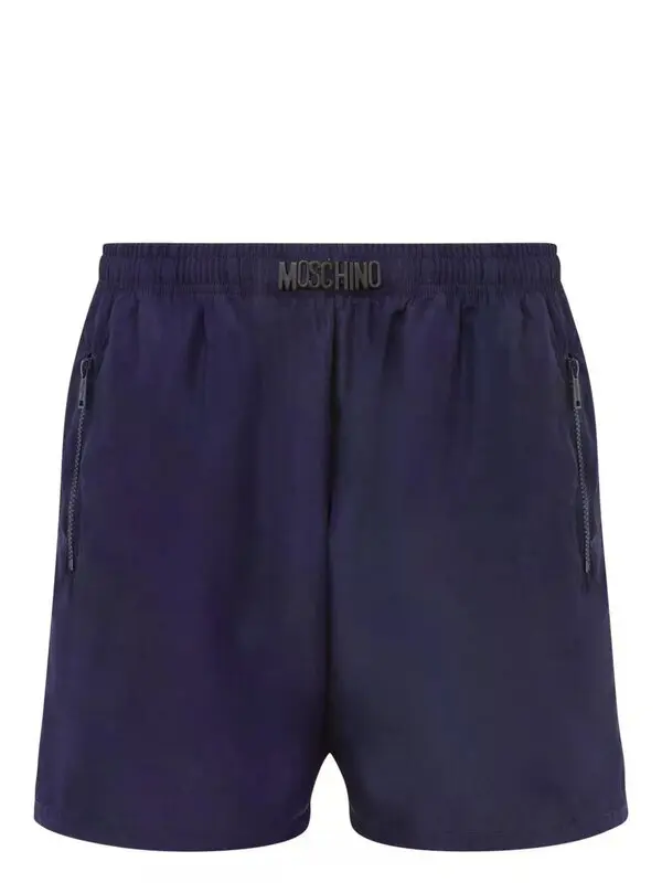 Moschino Logo-patch Swim Shorts