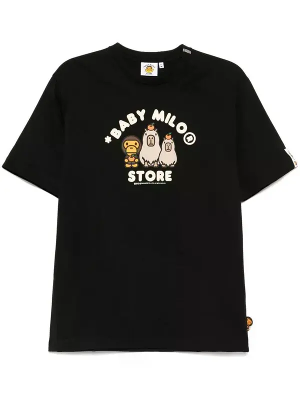 *BABY MILO® STORE BY *A BATHING APE® Logo Print T-shirt