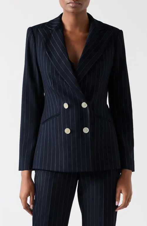 LK BENNETT Bella Pinstripe Vest