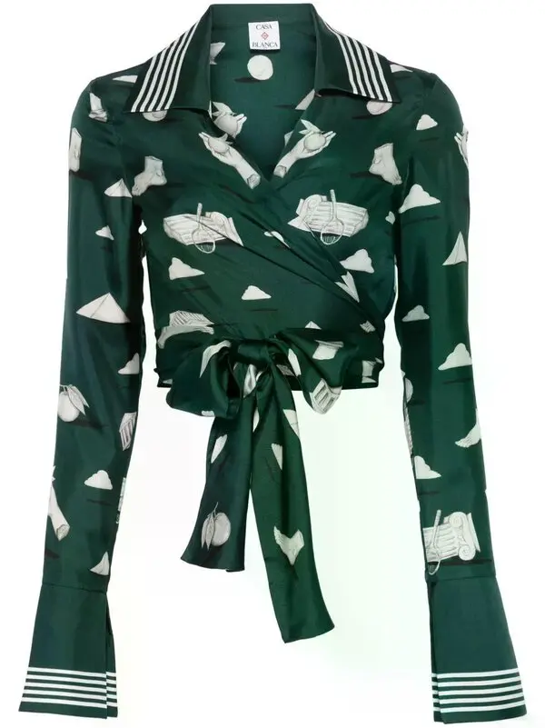 Casablanca Graphic-print Blouse