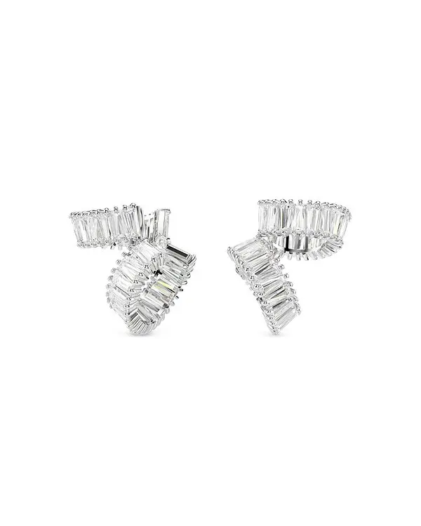SWAROVSKI Ariana Grande Crystal Baguette Ear Cuffs - Silver
