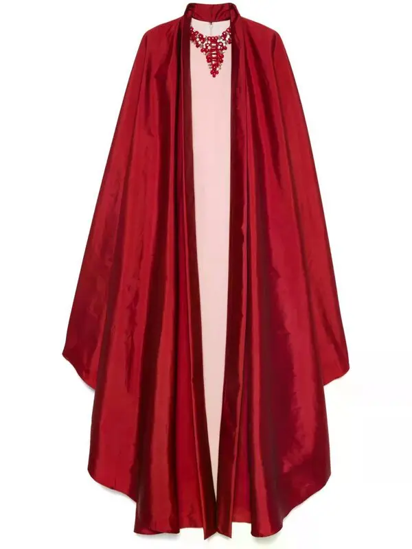 JEAN-LOUIS SABAJI Layered Embellished Abaya