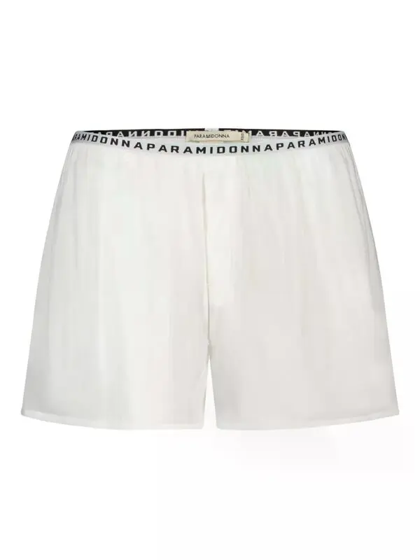 PARAMIDONNA Tessa Beach Shorts - White