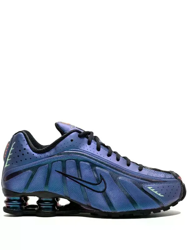 Nike Shox R4 Iridescent Sneakers - Blue