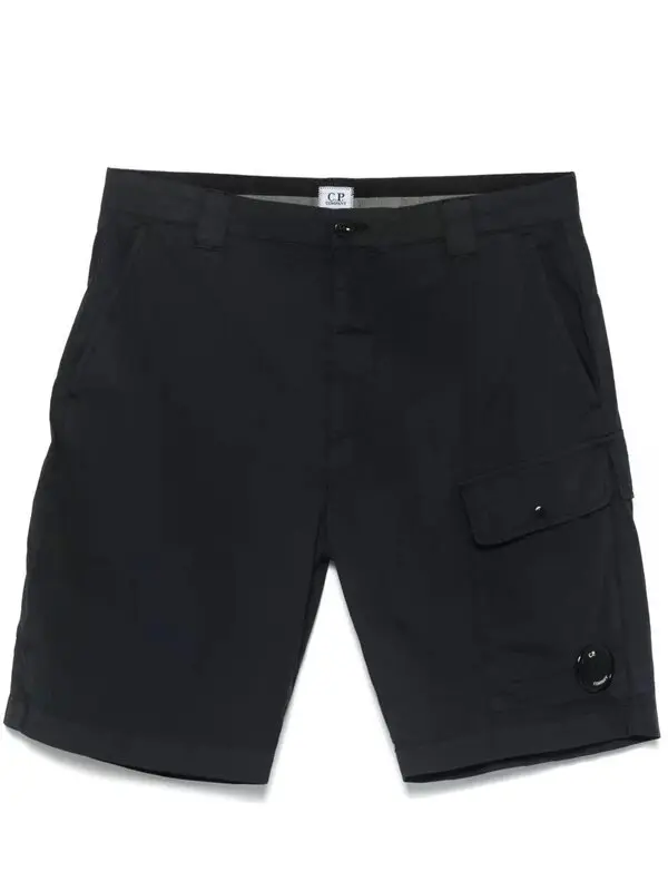 C.P. COMPANY Lens-detail Cargo Shorts - Blue