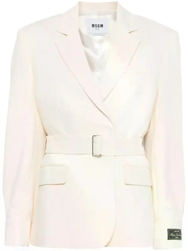 MSGM Belted Blazer