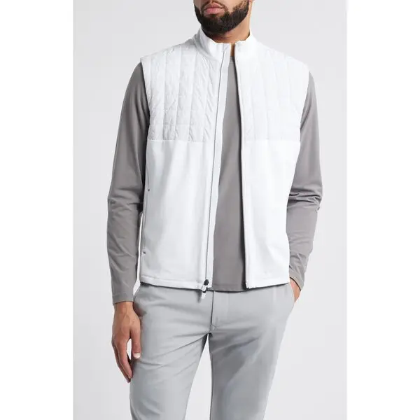 Johnnie-o Filroy Quilted Vest - White