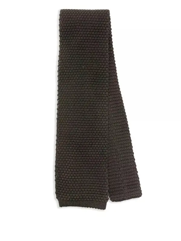 Brunello Cucinelli Silk Neck Tie - Brown