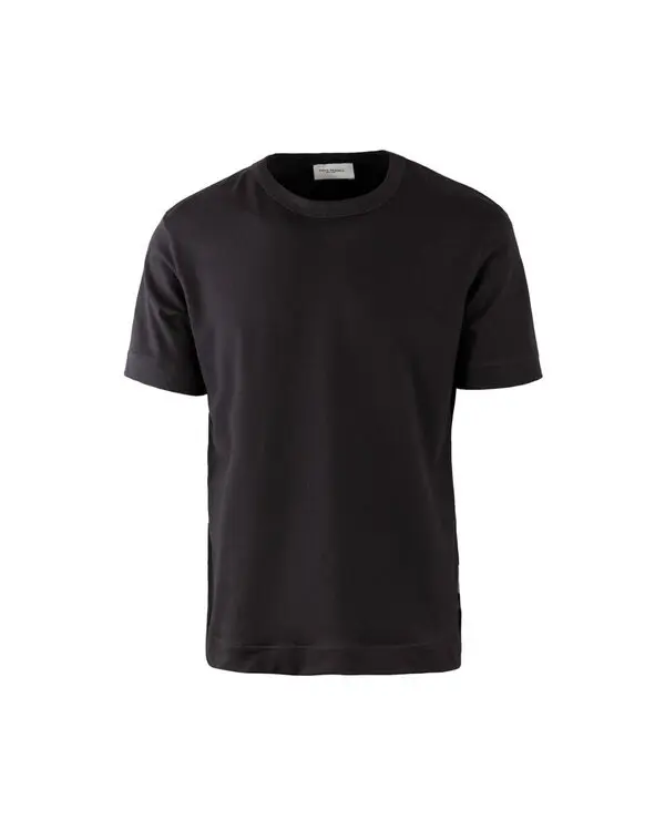 PAOLO PECORA T-shirts - Brown