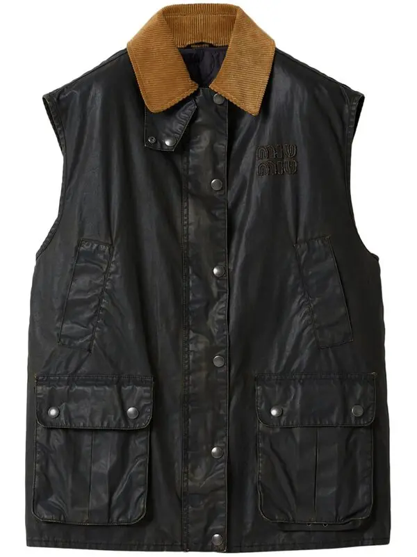 Miu Miu Poplin Gilet