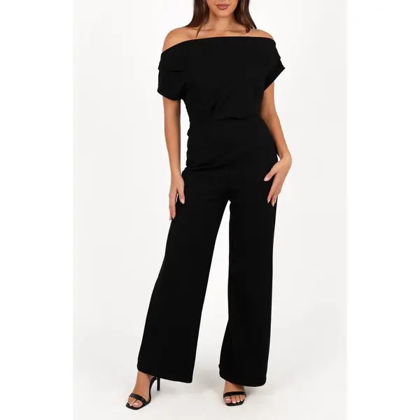 PETAL & PUP Erina Off-the-shoulder Jumpsuit