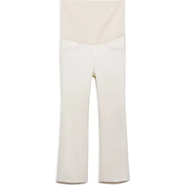 Mango Over-the-bump Maternity Jeans - Off White