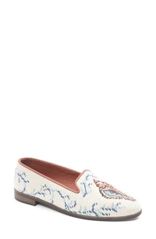 BYPAIGE Needlepoint Loafer - Tan
