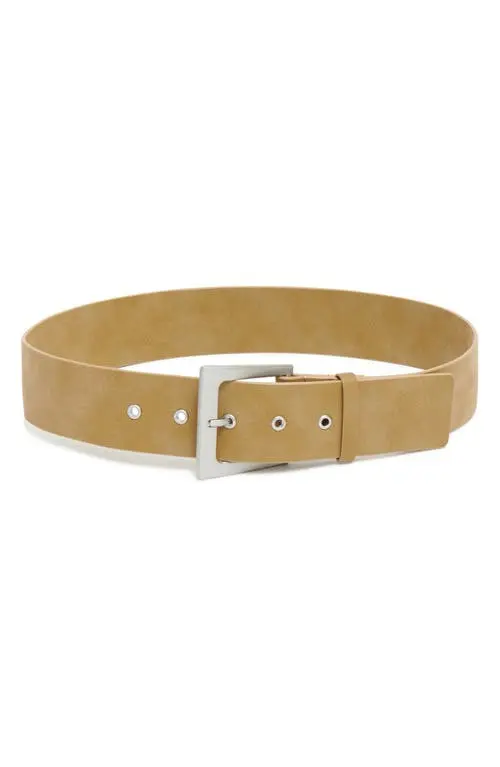 Apparis Blaze Faux Suede Belt - Sepia