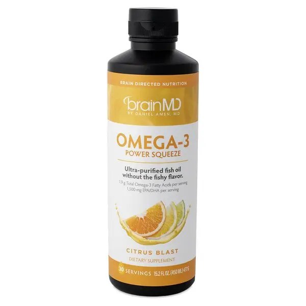 BRAINMD Omega 3 Power Squeeze 450 Milliliters