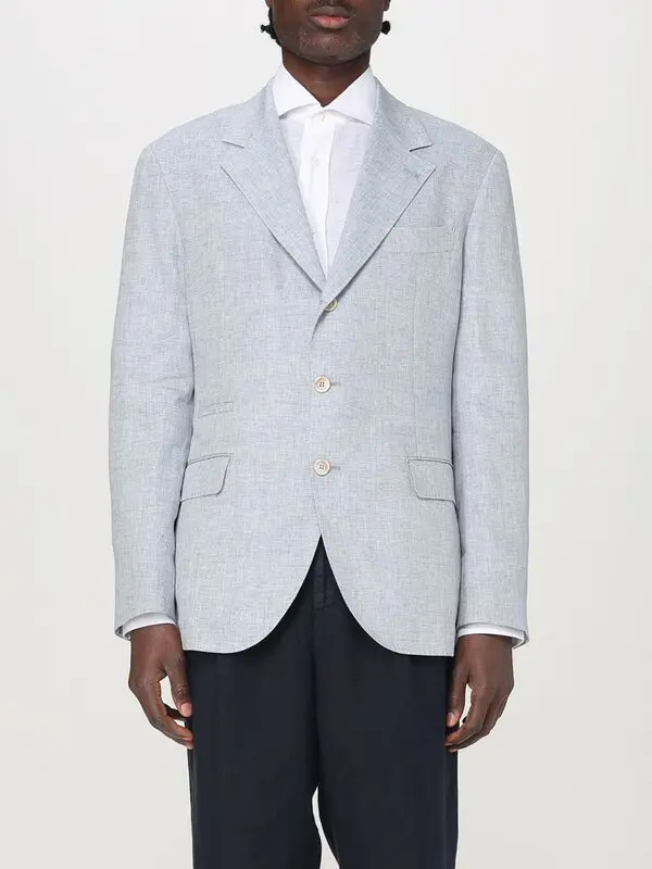 Brunello Cucinelli Blazer - Gnawed Blue