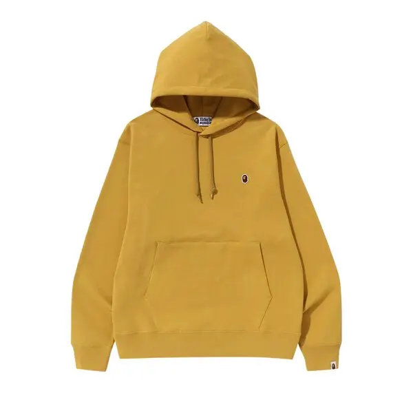 BAPE Ape Head One Point Relaxed Fit Pullover Hoodie - Yellow
