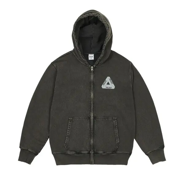 PALACE Pigment Wash Tri-ferg Hood - Black