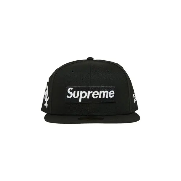 Supreme X Mlb Teams Box Logo New Era Chicago - Black