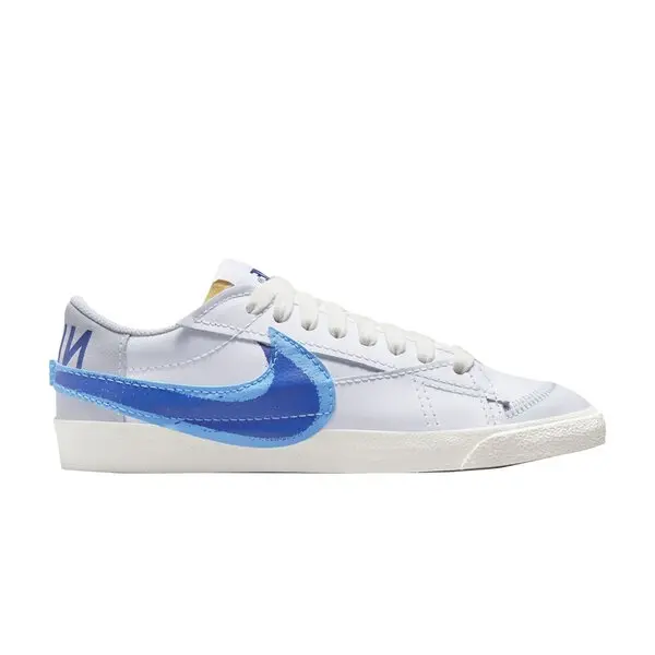 Nike Blazer Low '77 Jumbo Double Swoosh Sneakers - White