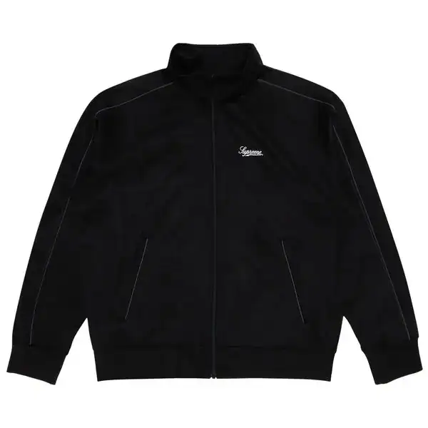 Supreme Tricot Track Jacket - Black | Editorialist