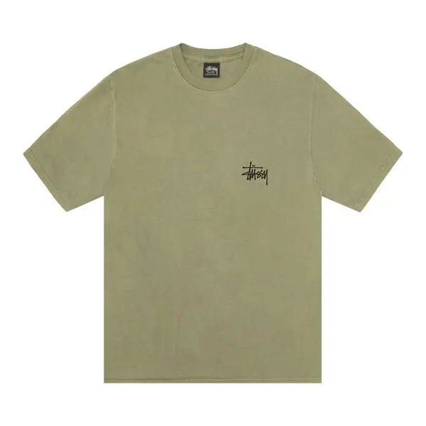 StÜssy Basic Pigment Dyed T-shirt - Green