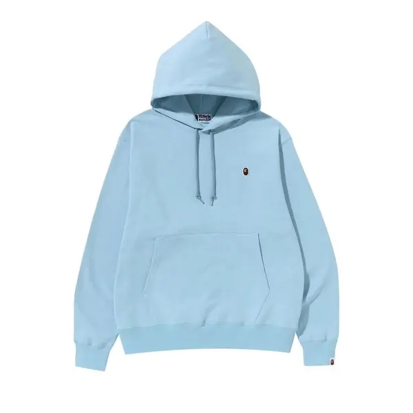 BAPE Ape Head One Point Relaxed Fit Pullover Hoodie - Blue