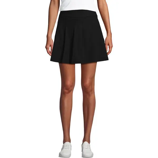 LANDS' END Active High Impact High Rise Pleated Skort