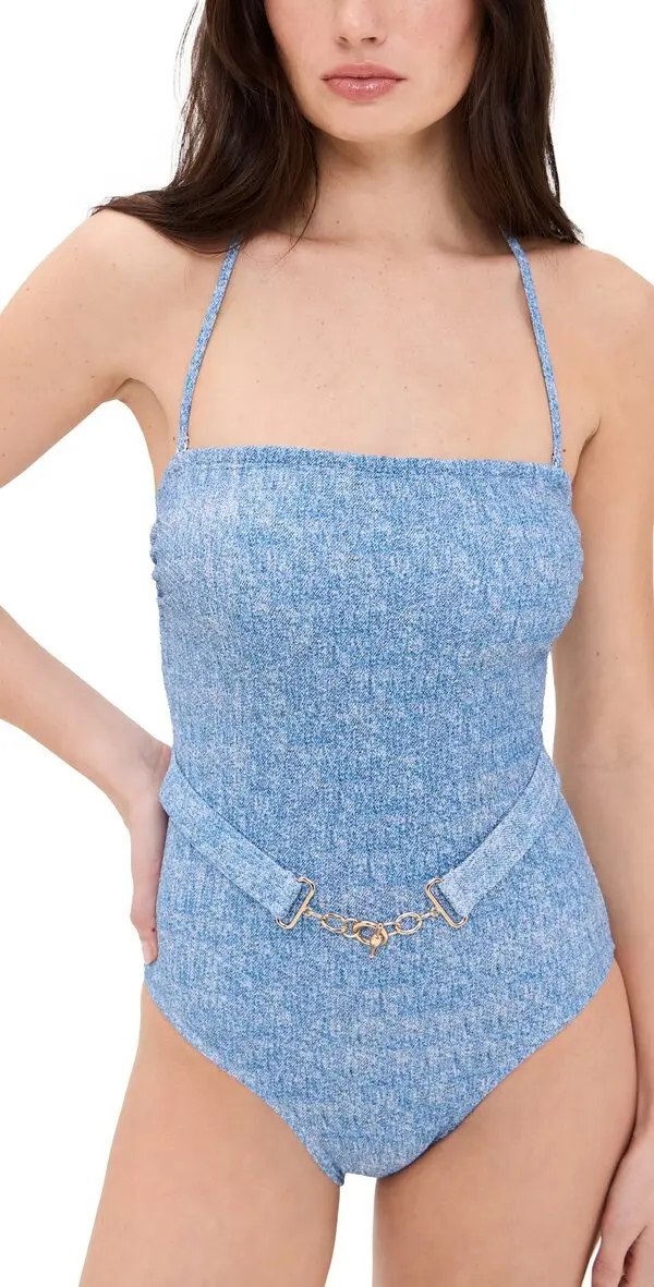 Shoshanna Textured Belted Piece