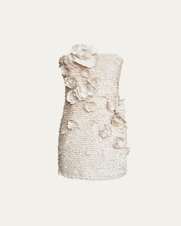 Halston Farren Strapless Mini Dress