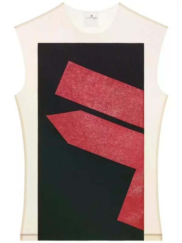 COURREGES Illusion Tank Top