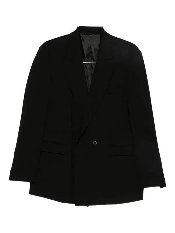 DANIELE ALESSANDRINI Blazer With Glossy Lapels
