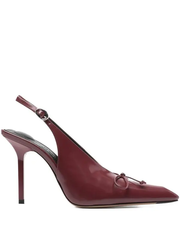 Jacquemus Cubisto High-top Slingbacks - Red