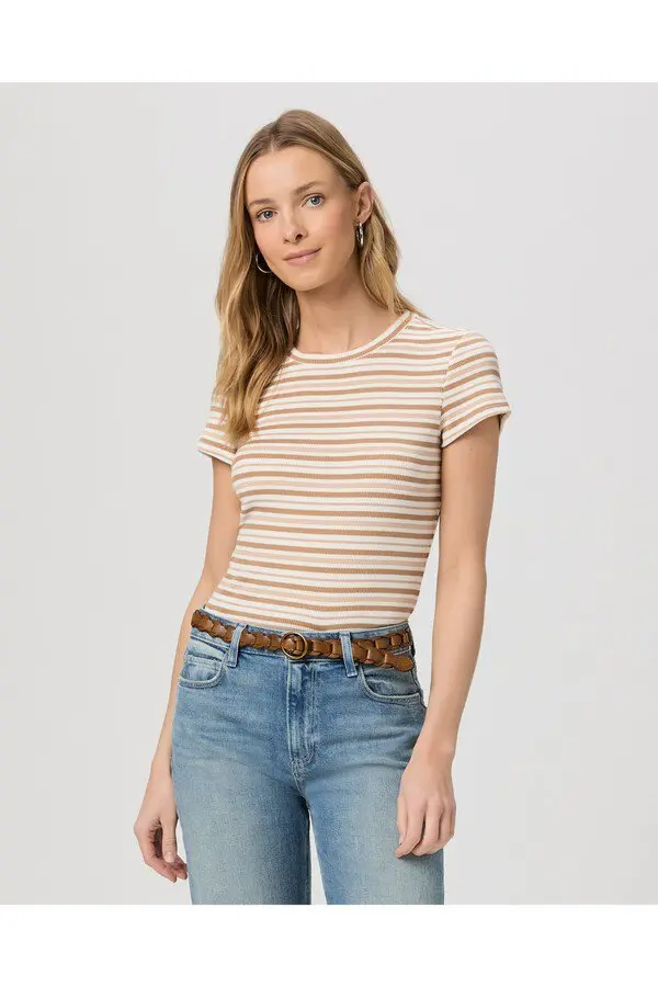 Paige Chantrelle Striped Tee - Stripe