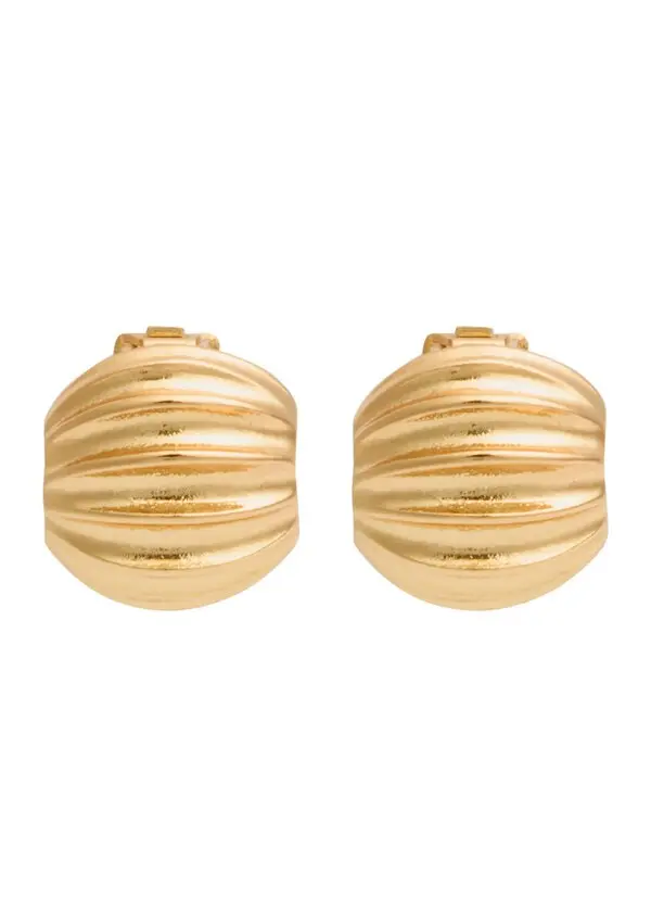 KENNETH JAY LANE Textured Clip-on Earrings