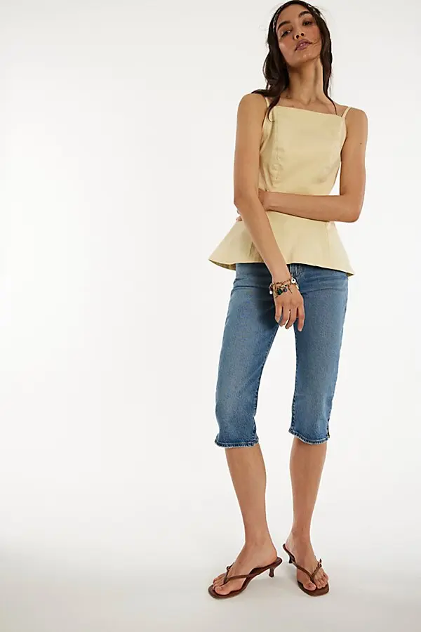 LEVI'S Wedgie Capri Jeans - No Crease
